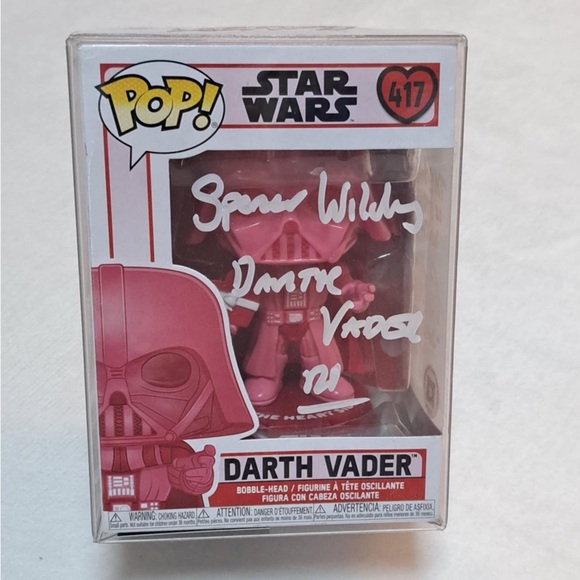 Funko | Toys | Star Wars Pink Darth Vader Funko 47 Signed Spencer ...